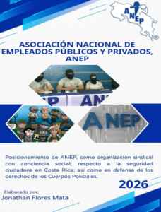 Posicionamiento de ANEP, respecto a la Seguridad ciudadana, así como en ...